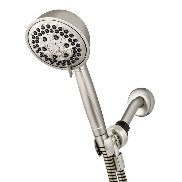 Waterpik | Bath | Waterpik 7 Mode Brushed Nickel Handheld Shower Hea ...